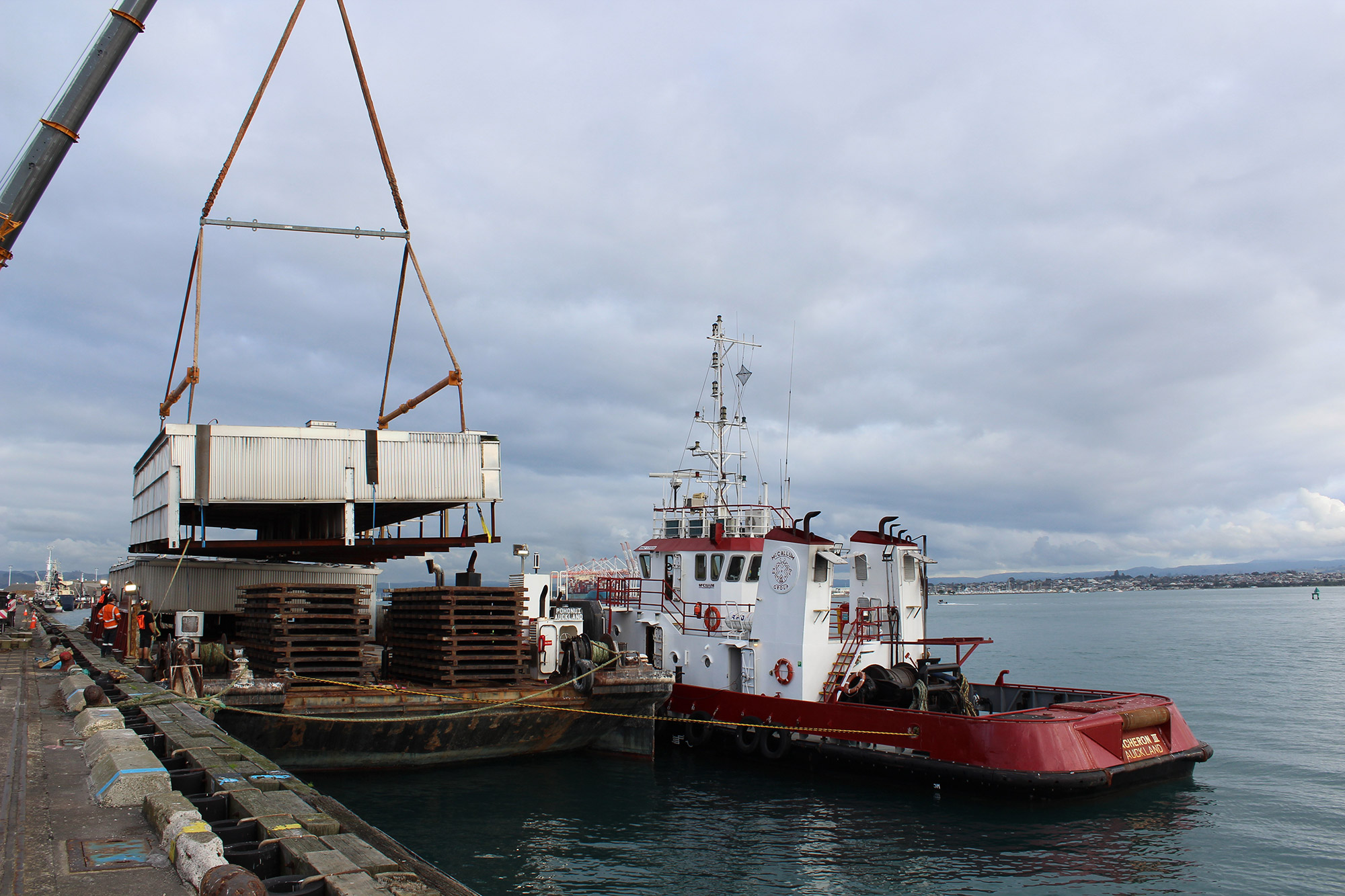 Barging Timber Kilns - mccallumbros